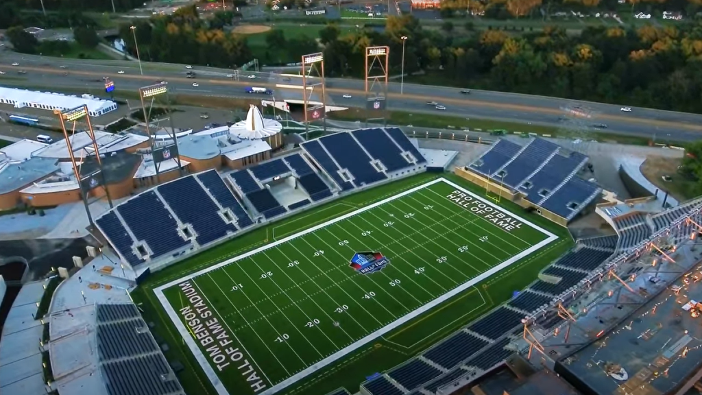 Tom Benson Hall of Fame Stadium Seating Chart After Renovation