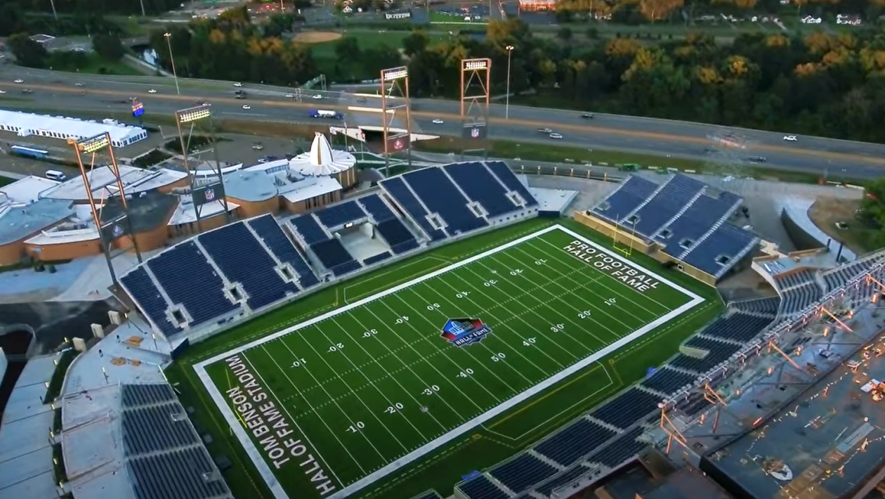 Tom Benson Hall of Fame Stadium Seating Chart After Renovation